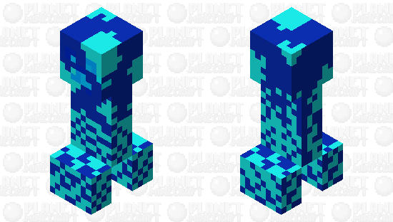 Ocean Creeper Minecraft Mob Skin