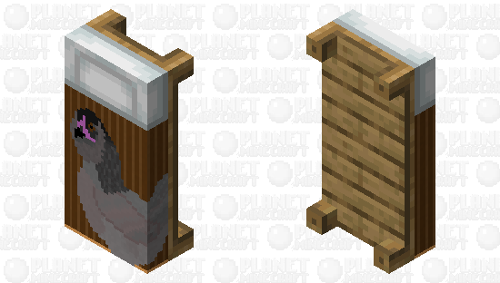 ameraucana hen bed Minecraft Mob Skin