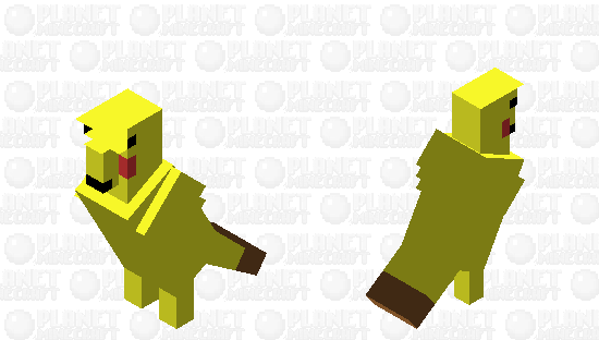 Pikachu Minecraft Mob Skin