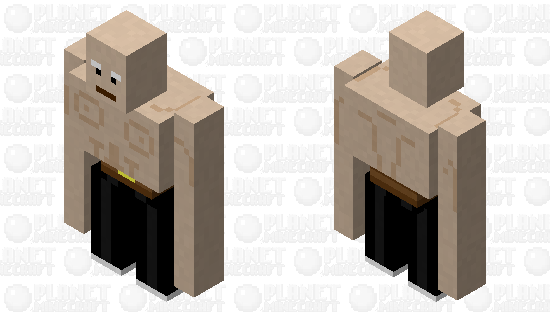 Civilian 2 Massive Bodybuilder Long Arms (iron-golem) Minecraft Mob Skin