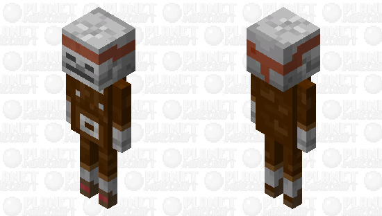 Pirate Skeleton (Retexure) Minecraft Mob Skin