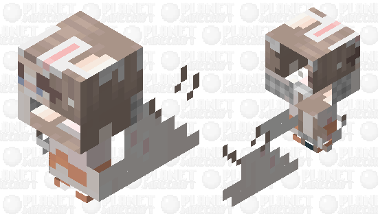 Cute bunny 🐰 girls Minecraft Mob Skin