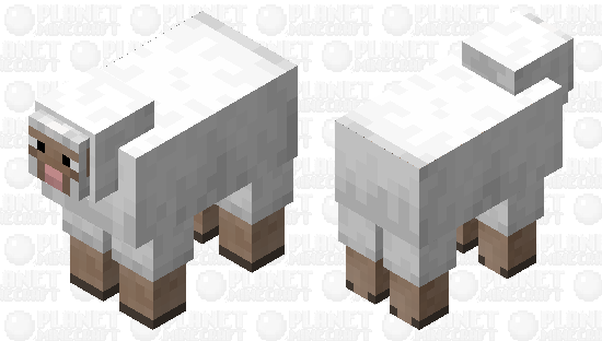 Less derpy sheep Minecraft Mob Skin
