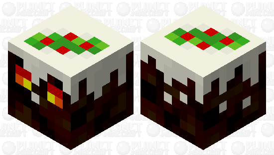 Christmas Magma Cube Minecraft Mob Skin