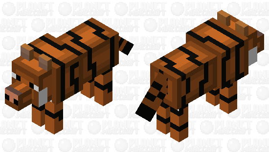 Minecraft Wild | Tigers! Minecraft Mob Skin
