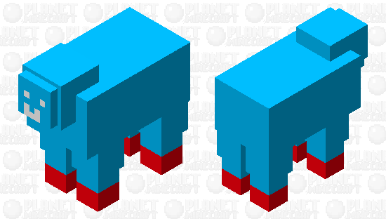 Sonic sheep Minecraft Mob Skin