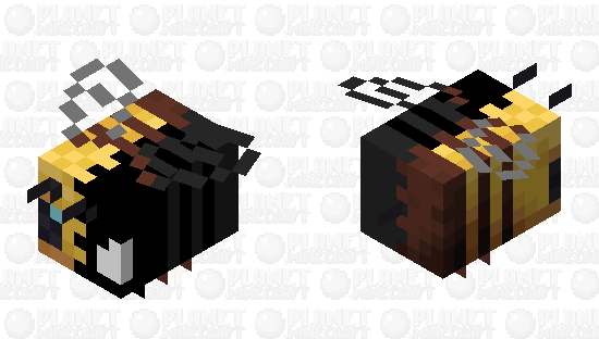 Venomized Bee Minecraft Mob Skin