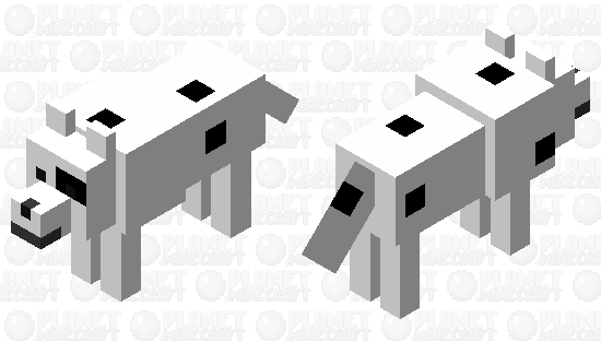 black spots dog Minecraft Mob Skin