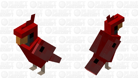 Scribblenauts Unlimited Cardinal Bird Minecraft Mob Skin