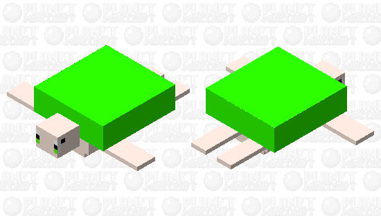 Turtle cute Minecraft Mob Skin