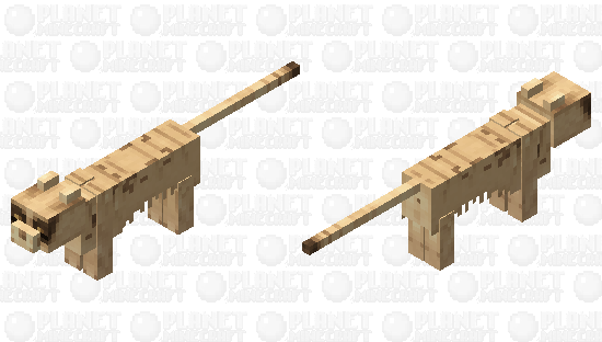 Halloween White Cat Minecraft Mob Skin