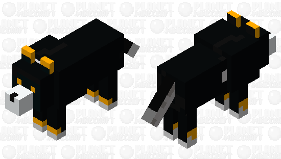 The Hallows Eve Husky Minecraft Mob Skin