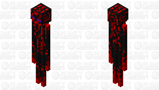Blood Enderman Minecraft Mob Skin