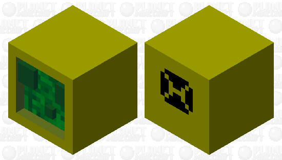 radioactive ☢ slime (title and slime improved) Minecraft Mob Skin