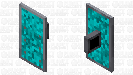 Diamond Shield Minecraft Mob Skin