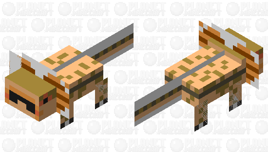 Frilled Lizard Minecraft Mob Skin