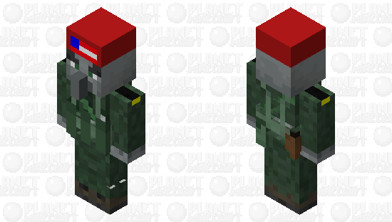 Evoker from the army Minecraft Mob Skin