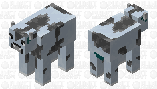 Inverted cow Minecraft Mob Skin