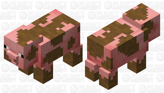Muddy Pig Minecraft Mob Skin