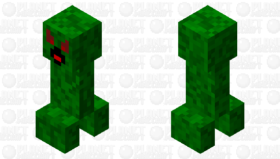 angry creeper Minecraft Mob Skin
