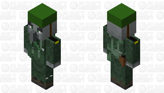 Pillager from the army Minecraft Mob Skin