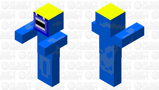 Blue rainbow friends Minecraft Mob Skin