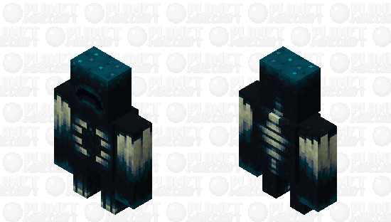 Warden Without Tendrils Minecraft Mob Skin