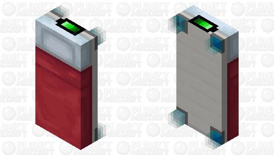 Sci-Fi Hover Bed Minecraft Mob Skin