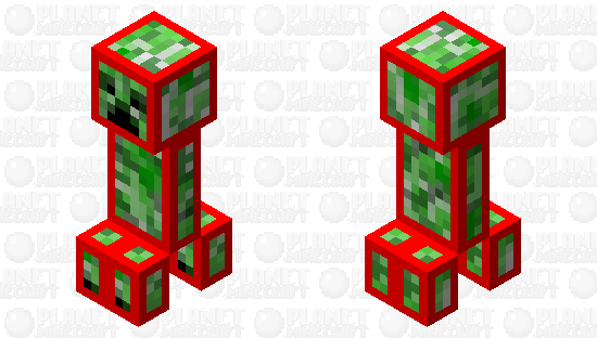 High Visibility Creeper Minecraft Mob Skin