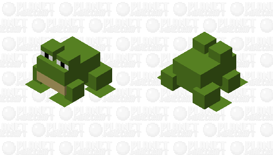 Less pixel frog Minecraft Mob Skin