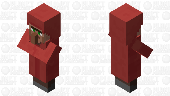 red villager Minecraft Mob Skin