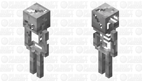 Broken skeleton Minecraft Mob Skin