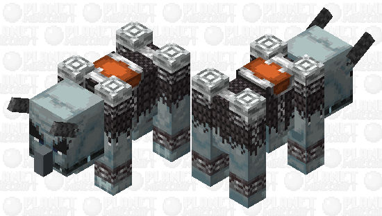 Illager ravager V1 (dungeons style) Minecraft Mob Skin