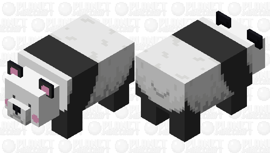 Derpy Panda Minecraft Mob Skin