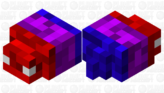 Bi-mite with Red in Front Minecraft Mob Skin