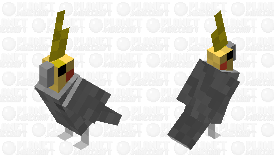 Cockatiel Minecraft Mob Skin