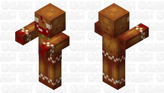 Murderous Gingerbread Man Minecraft Mob Skin