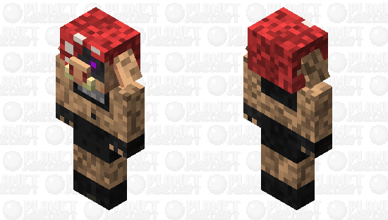 Piglin Octoling Minecraft Mob Skin