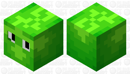 Staring Slime. Minecraft Mob Skin