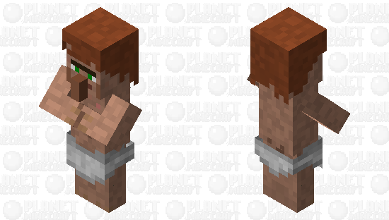 Aldeano Esclavo Minecraft Mob Skin