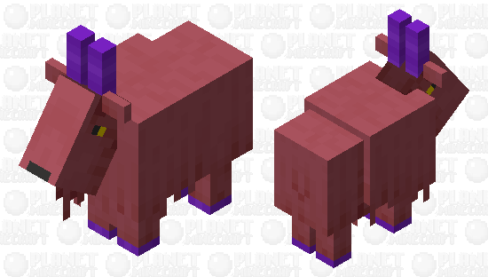 Demon Goat Minecraft Mob Skin