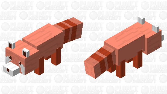 Red Panda OG (Red Panda Power Set) Minecraft Mob Skin