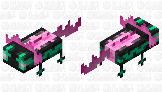 Neonlotl Minecraft Mob Skin