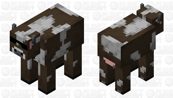 Coole Kuh Minecraft Mob Skin