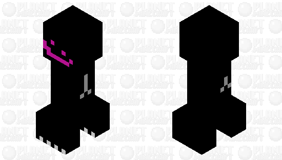 black think Minecraft Mob Skin