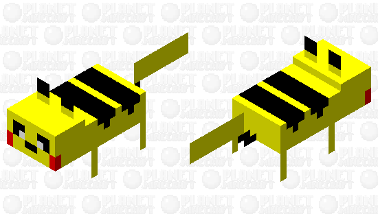 Pikachu Minecraft Mob Skin