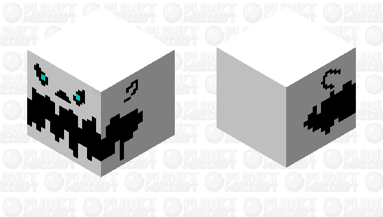 Gaster Blaster Minecraft Mob Skin