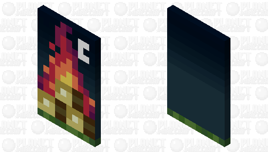 Campfire cape by 8onfire! Minecraft Mob Skin