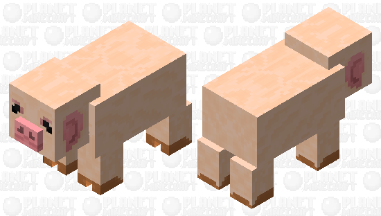 Pig (Real) Minecraft Mob Skin