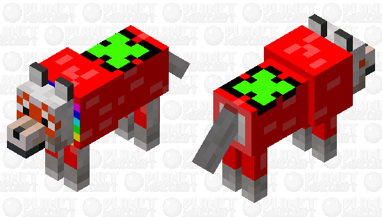 Súper lobo (Super Wolf) Minecraft Mob Skin